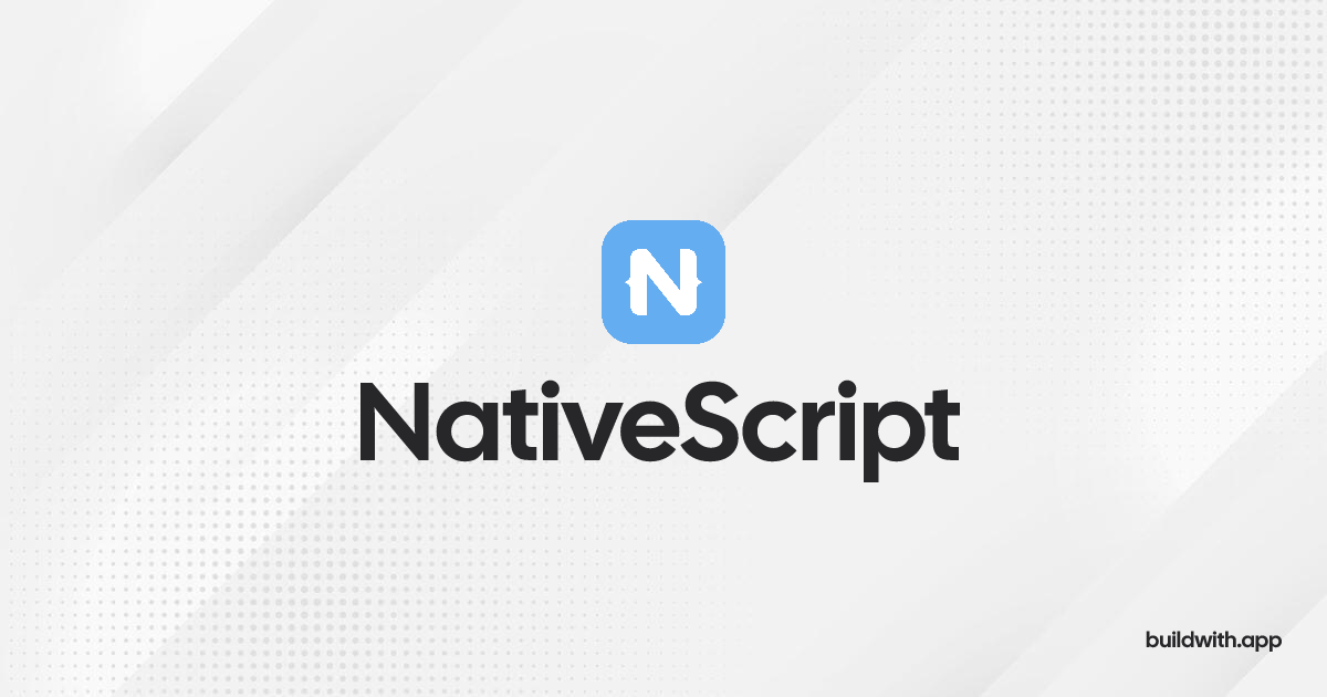 NativeScript • BuildWith.app